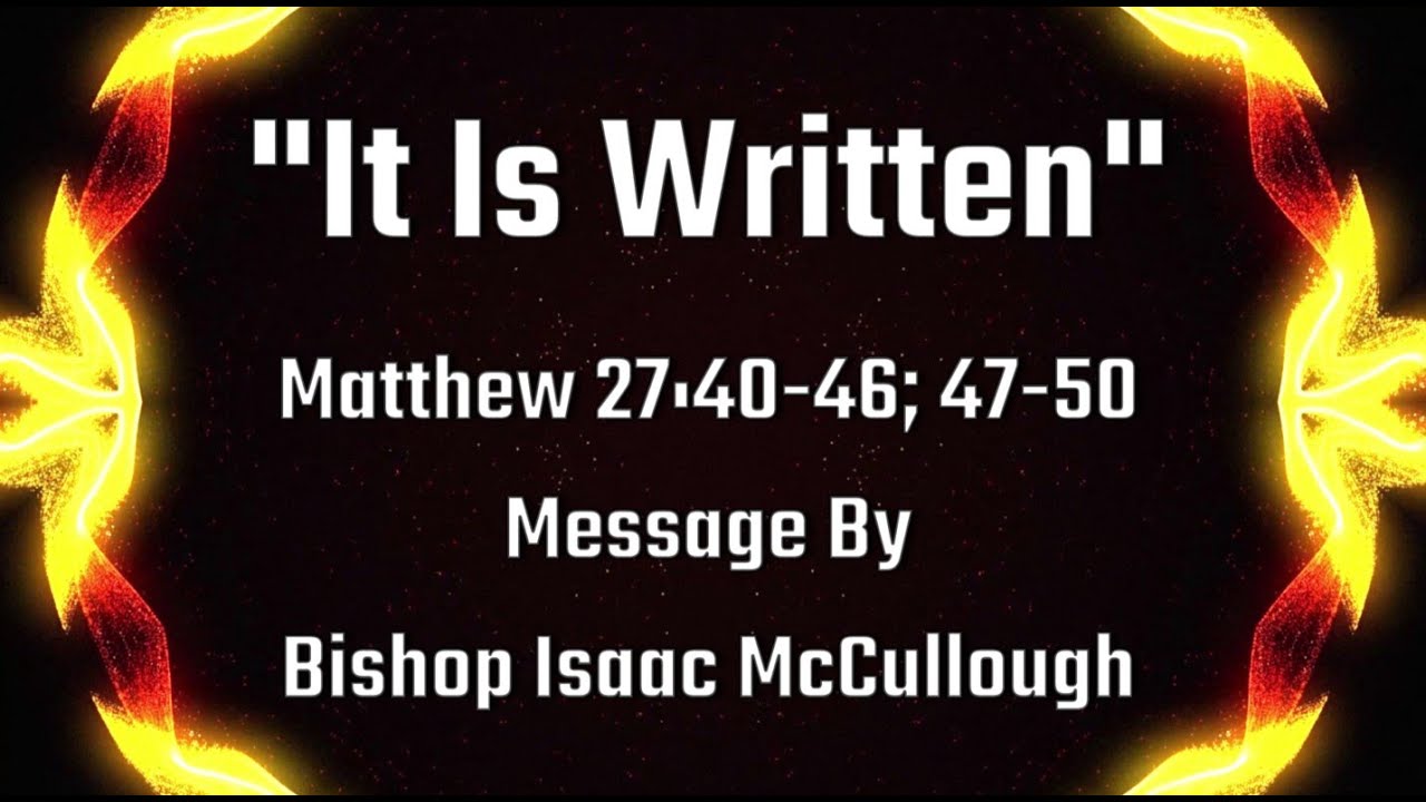 It is Written - YouTube