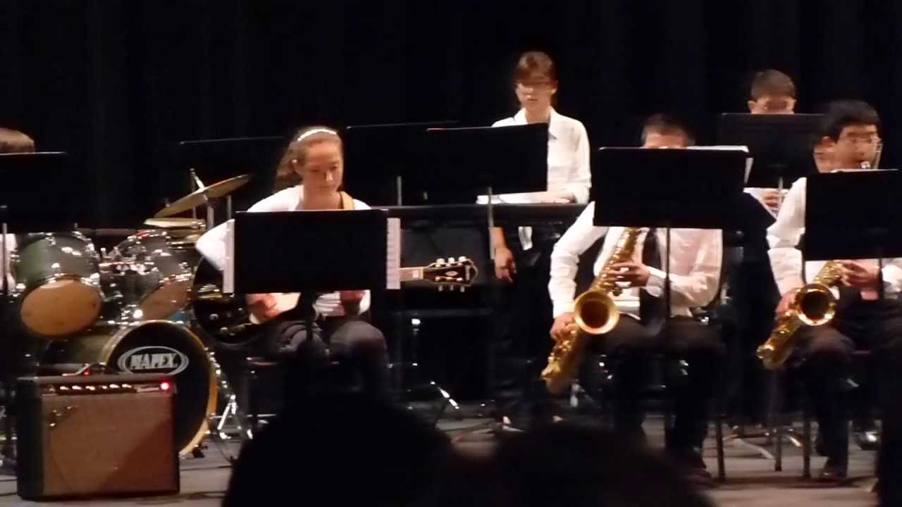 Bellevue International School Middle School Jazz Band - YouTube