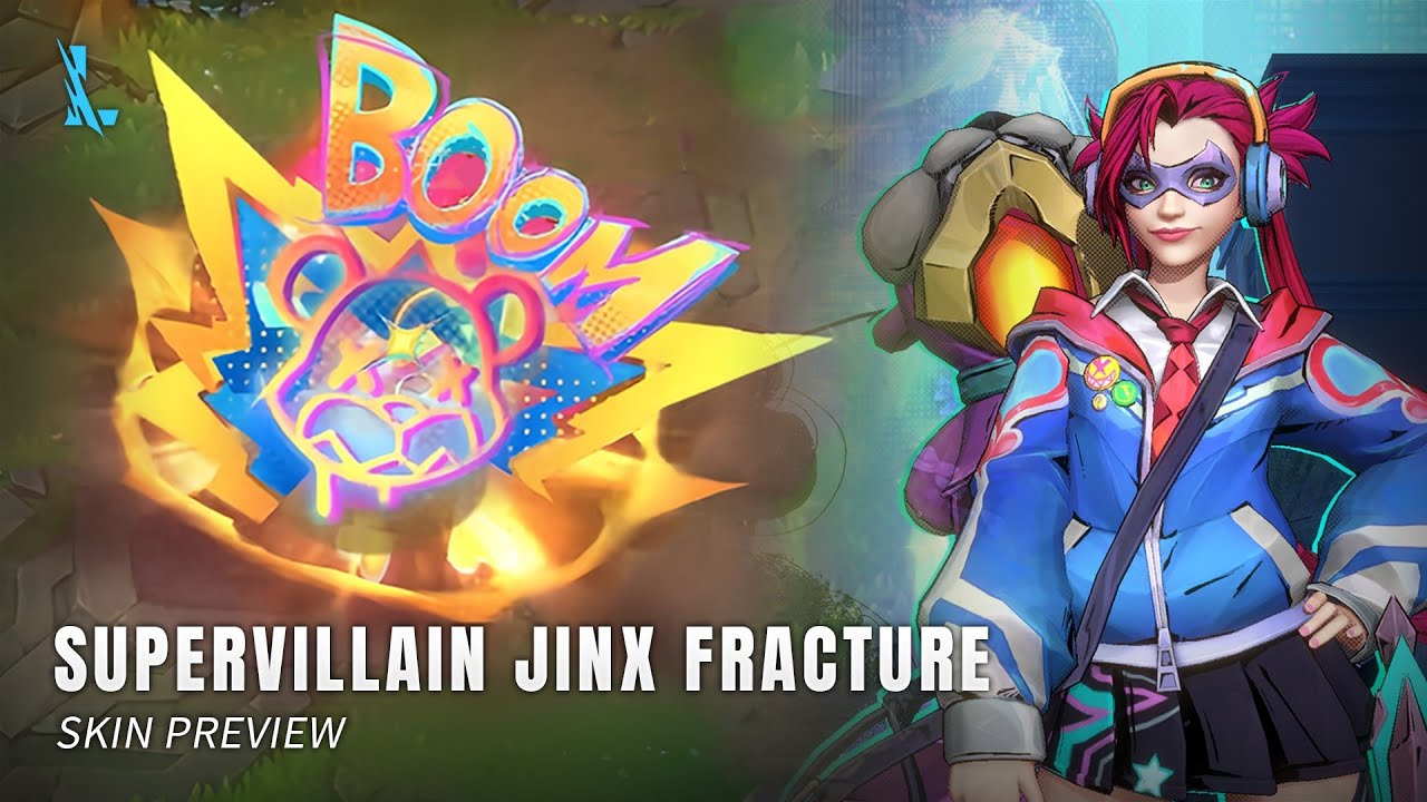 Supervillain Jinx Fracture Skin Preview || League Of Legends: Wild Rift ...