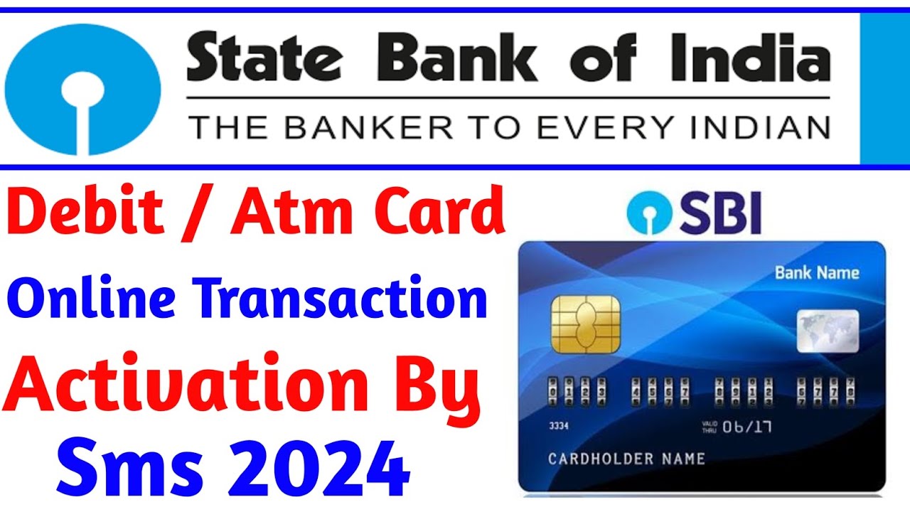 Sbi debit card online transaction enable by sms |Sbi debit card online ...