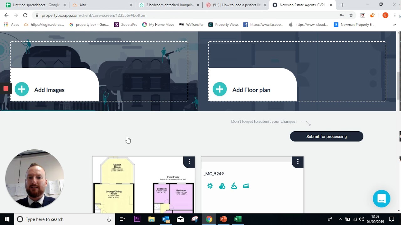 How to load floorplans and pics to Property Box - YouTube
