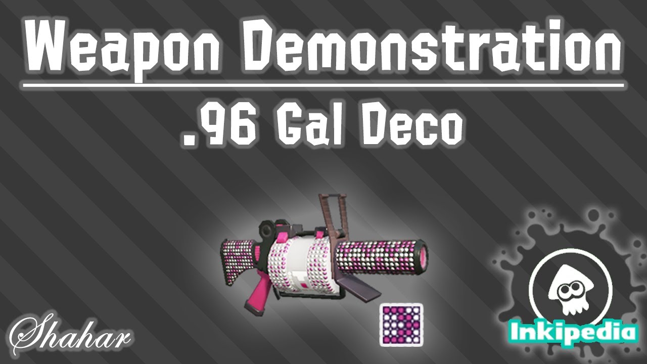 Splatoon 2 - Weapon Demonstration: .96 Gal Deco - YouTube
