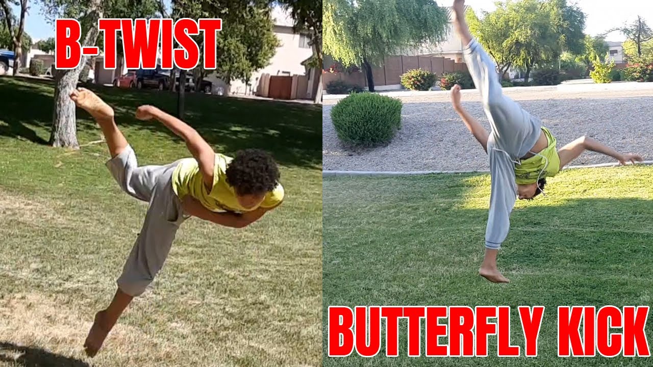 Tutorial: How to B-Twist and Butterfly Kick - YouTube