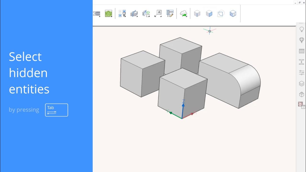 How to select elements - BricsCAD - YouTube