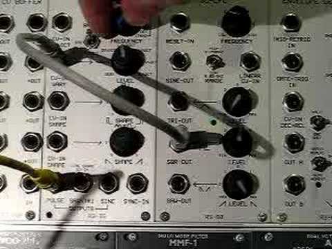 Cwejman vco-2rm,AS modular synth VCO+LFO and TR-606 - YouTube