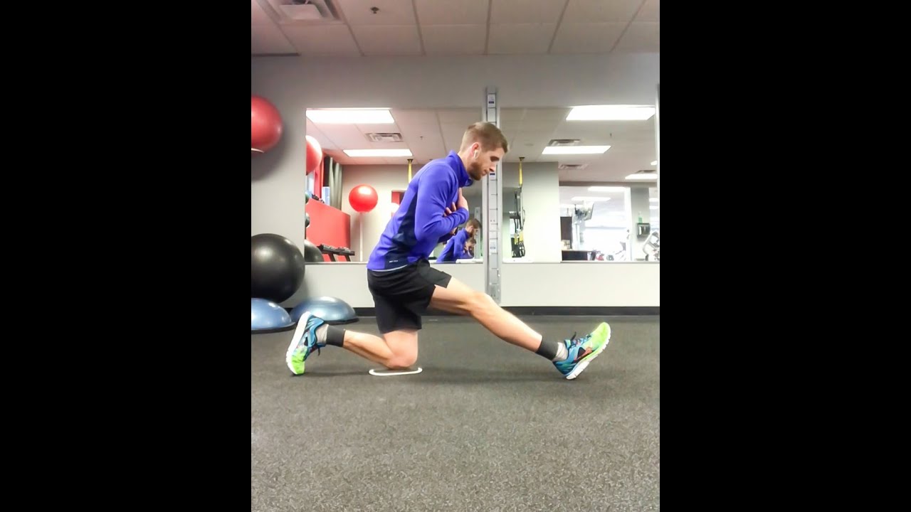 Half-kneeling Hamstring Stretch - YouTube