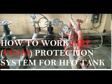 FIRE PROTECTION SYSTEM FOR HFO TANK/ FOAM SYSTEM /HD FIRE DELUGE VALVE ...
