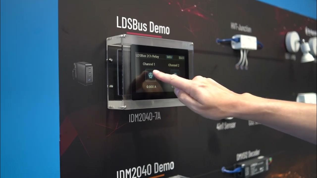 Bridgetek IDM2040-7A LDSBus Demo - EW2022 - YouTube