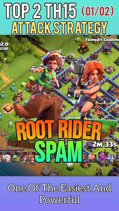 The Easiest Th15 Attack Strategy : Root Rider Spam - YouTube