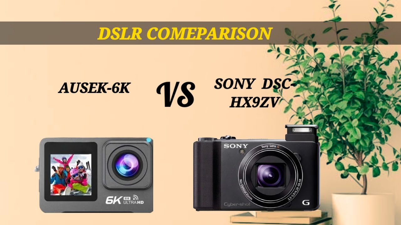 AUSEK-6K VS SONY DSC-HX9ZV DLSR COMEPARISON - YouTube