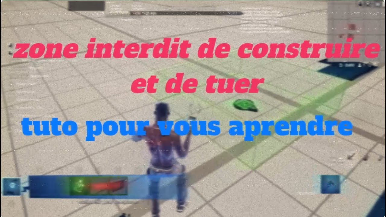 comment faire pour placer une zone interdit de construire et de tuer ...