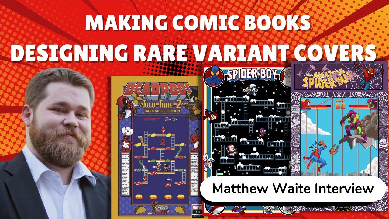 How Matthew Waite Makes Those Awesome Deadpool Covers - YouTube