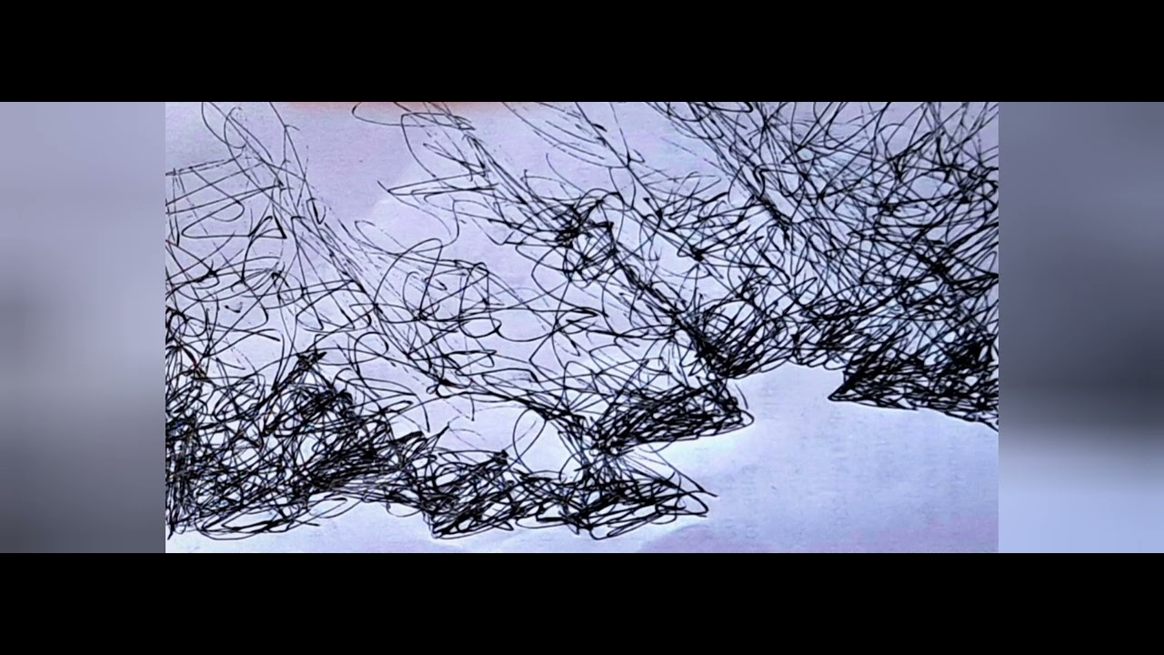 gel pen drawing - YouTube