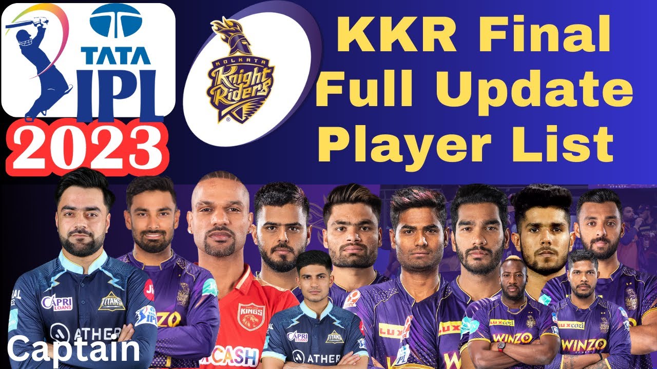 IPL 2023 Kolkata Knight Riders Full Update Player list | KKR Squad 2023 ...