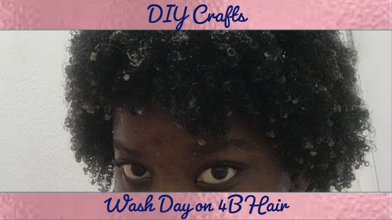 Wash Day Routine on 4B Hair! - YouTube