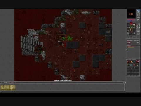 Tibia Giant Spider solo - YouTube