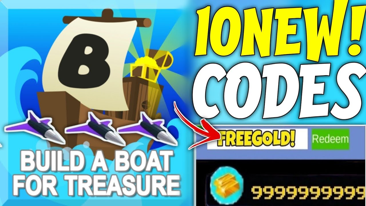 ⚠️ NEW!! 💫 CODES ⚠️ BUILD A BOAT FOR TREASURE ROBLOX CODES JANUARY 2025 ...