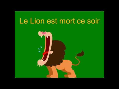 Le lion est mort ce soir - YouTube