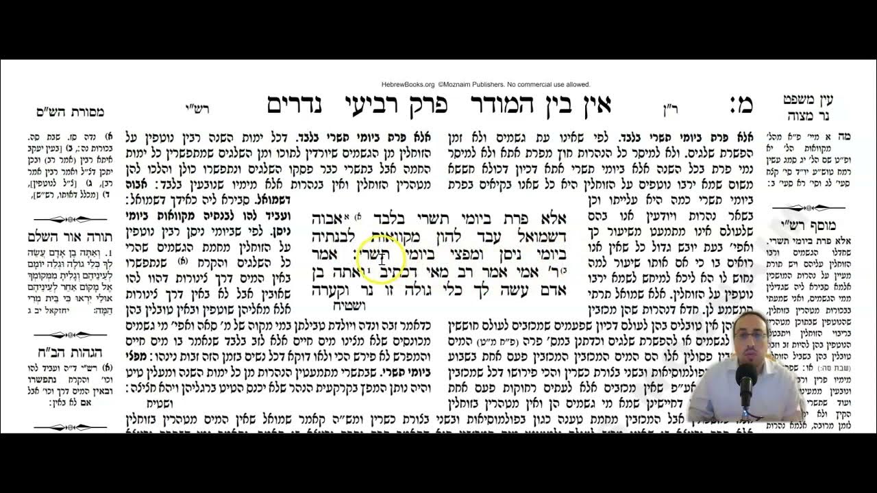 Nedarim Daf 40b Daf Yomi Gemara (Talmud) Meseches Nedarim Mesechet Nedarim Tractate Nedarim ...