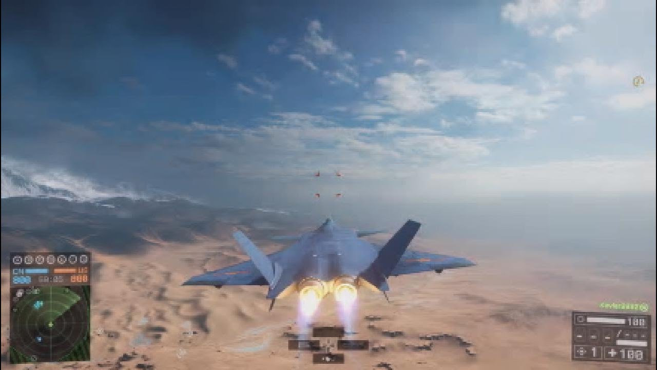 BF4 | Bullying with Stealth Jet - YouTube