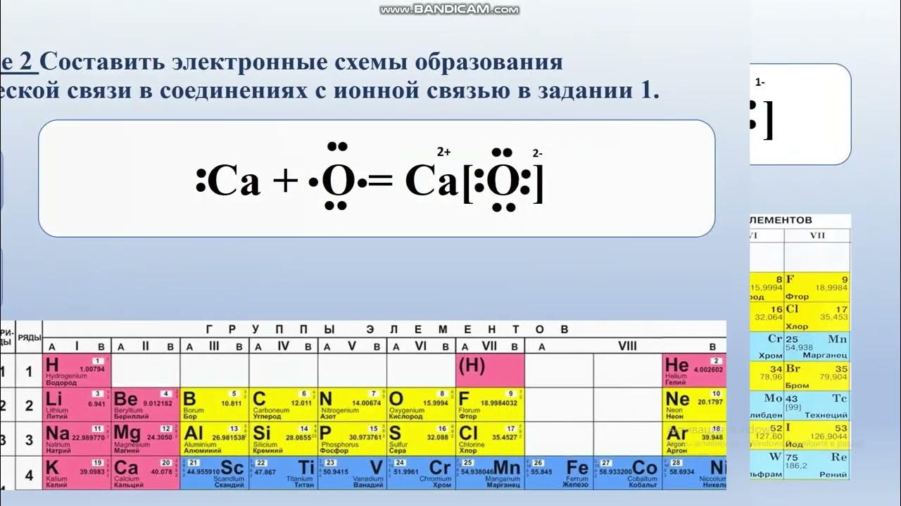 Решение упражнений по теме Ионная связь Youtube