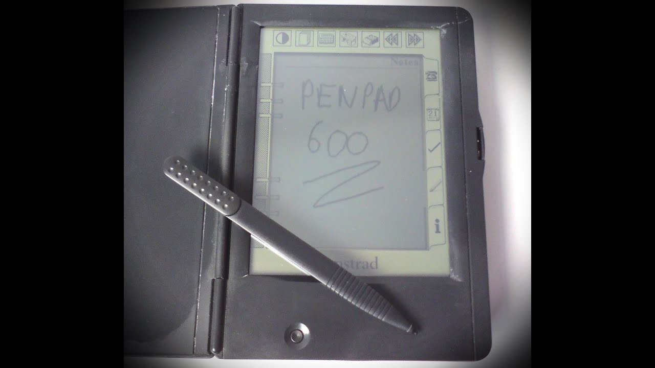 Amstrad Pen Pad 600 Review - YouTube