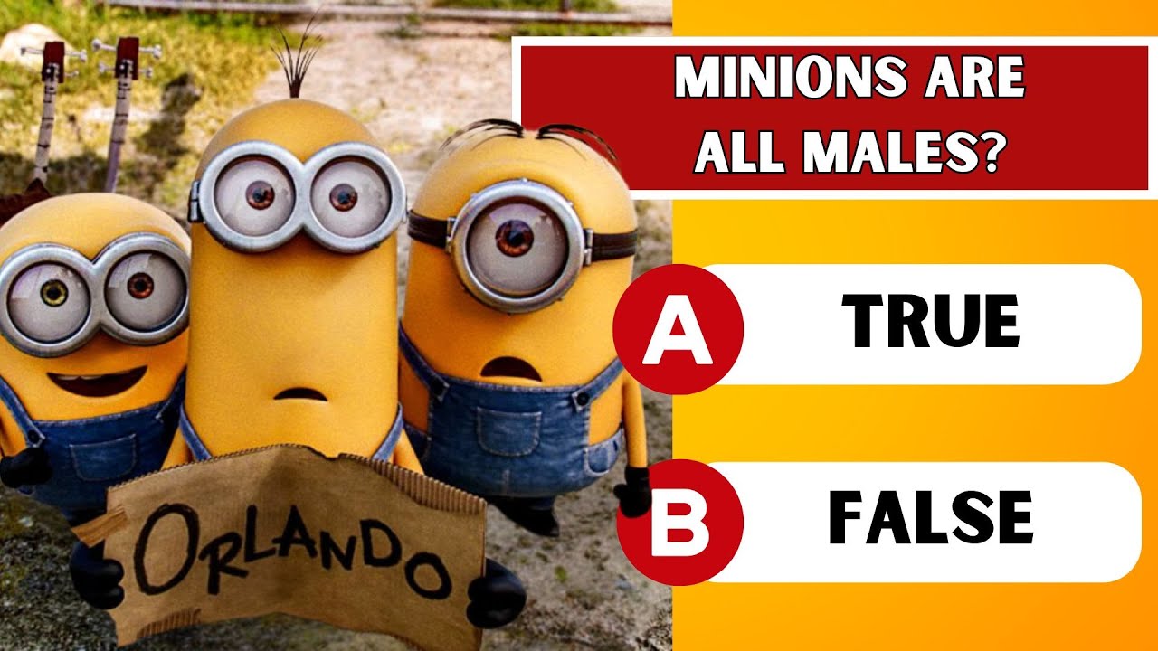 Despicable Me Movie Quiz | True or False! - YouTube