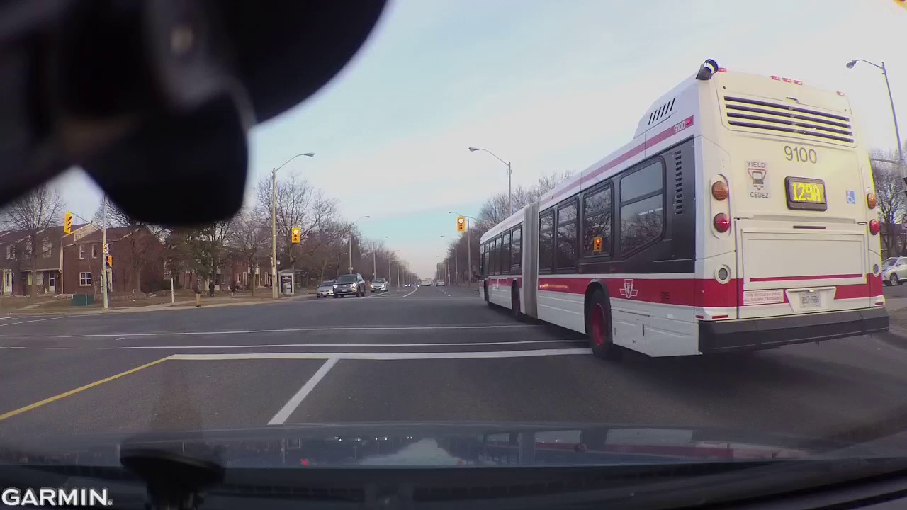 TTC Bus Running a red light - YouTube