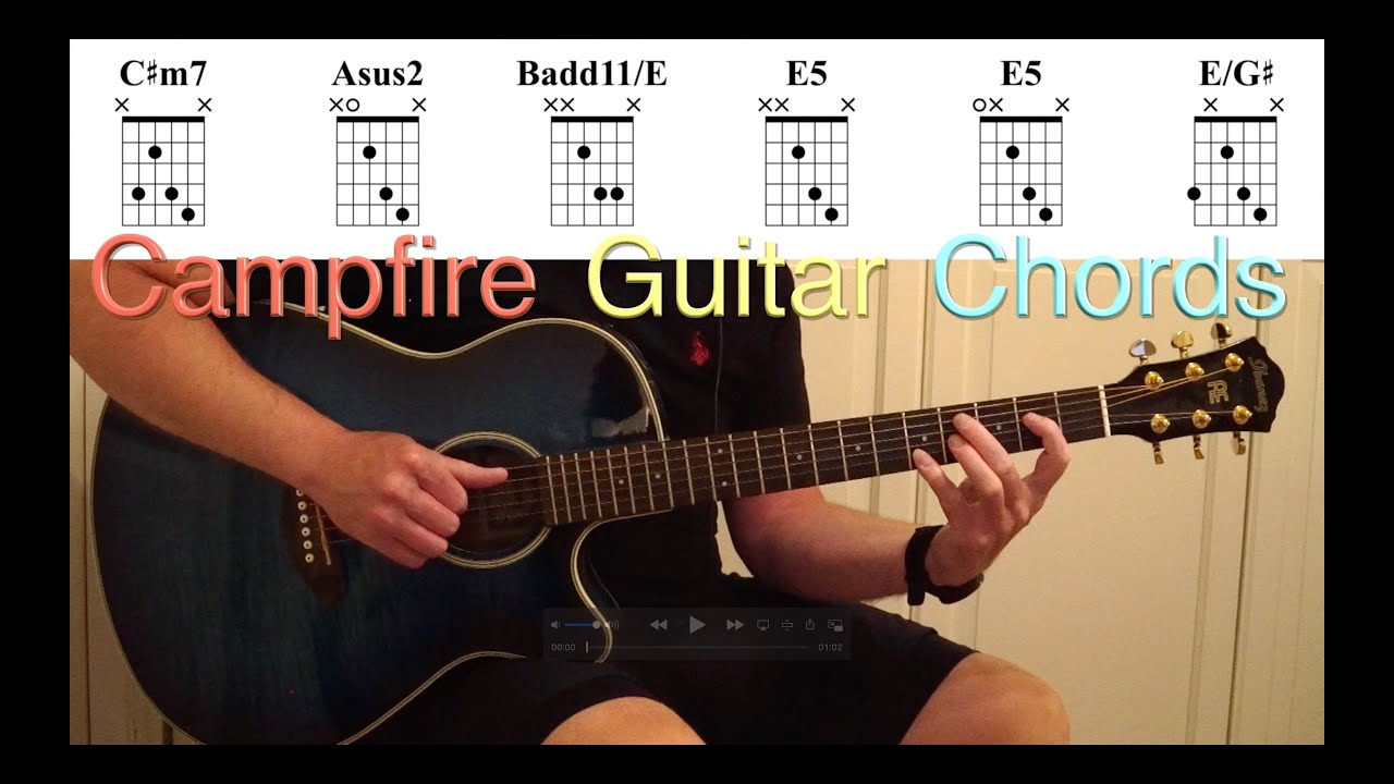 Campfire Guitar Chords (Stretchy Versions) - YouTube