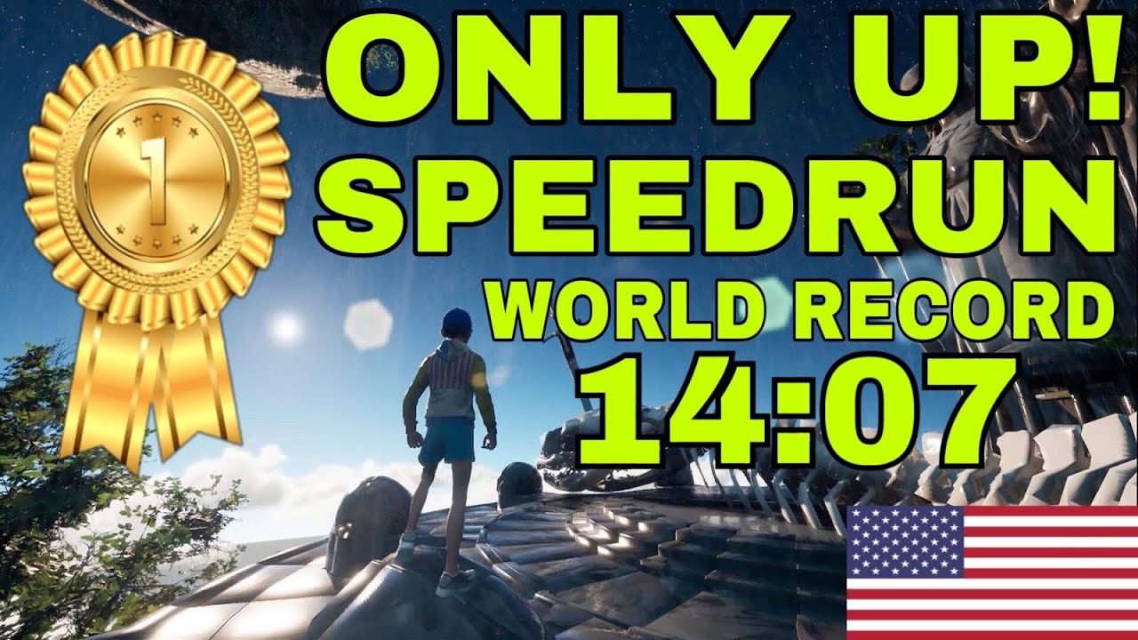 Only Up! Any% Speedrun 14:07 (FORMER) WORLD RECORD #1 WITH NEW DINO ...