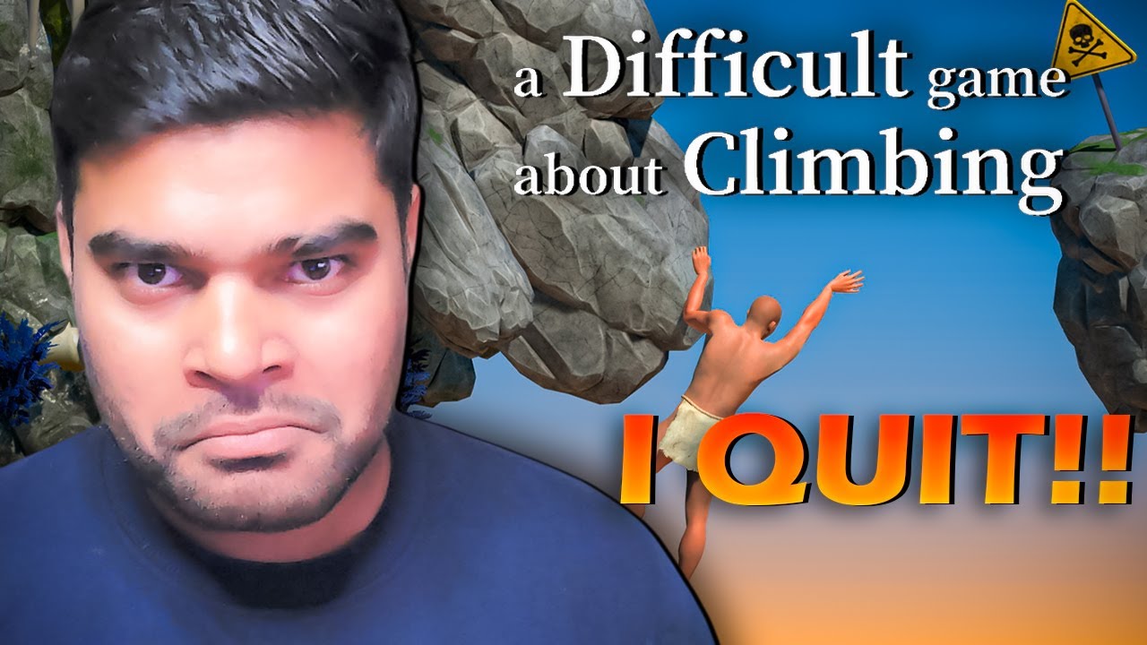 I am Not Okay - A Difficult Game About Climbing #hindigaming # ...