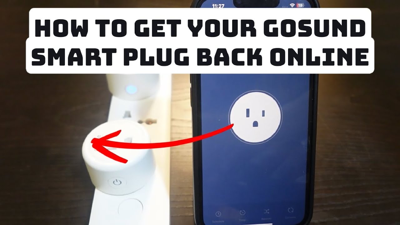 How to Get Gosund Smart Plug Back Online - YouTube