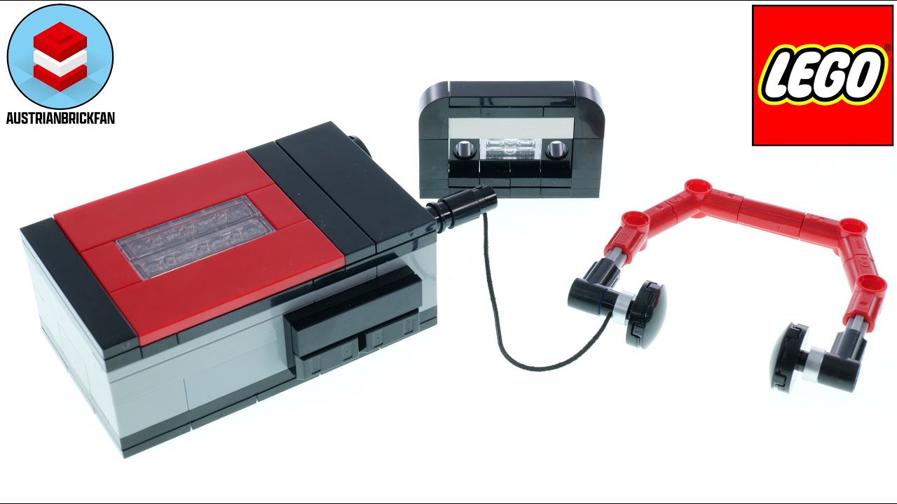 LEGO Buildable Cassette Player Speed Build - YouTube