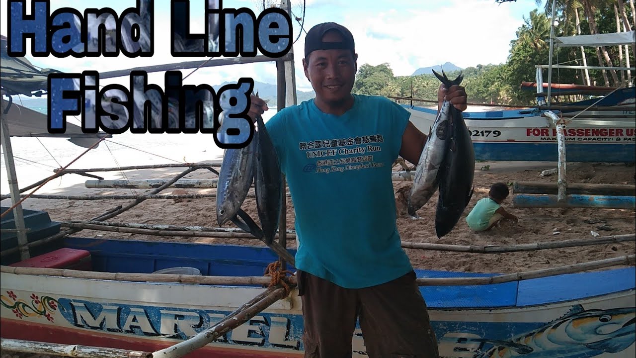 Hand Line Fishing Tuna - YouTube