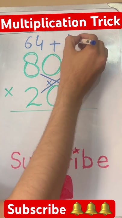 Multiplication Fast Trick Multiplication Easy Trick Multiplication Fast Trick Multiplication ...