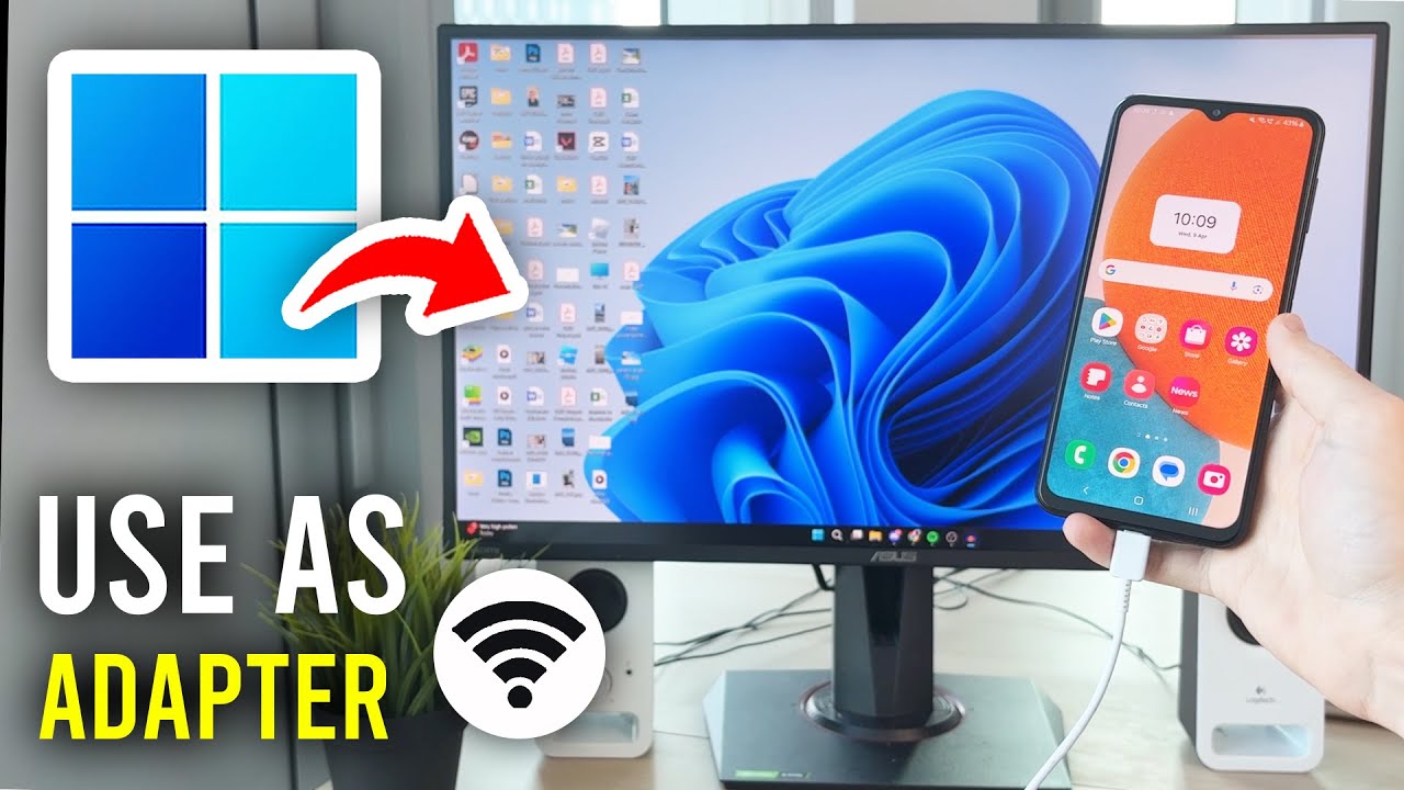 How To Use Phone As WiFi Adapter For PC - Full Guide - YouTube