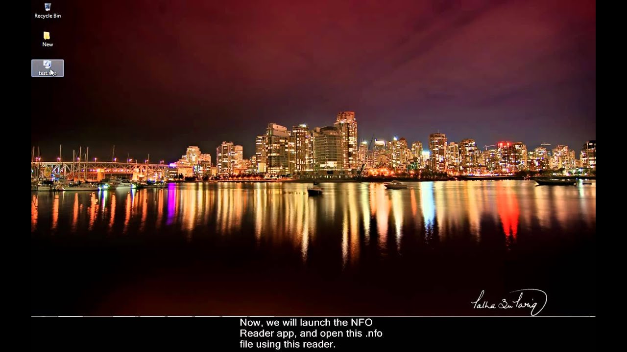 How to View or Read a nfo ( INFO ) format file - YouTube