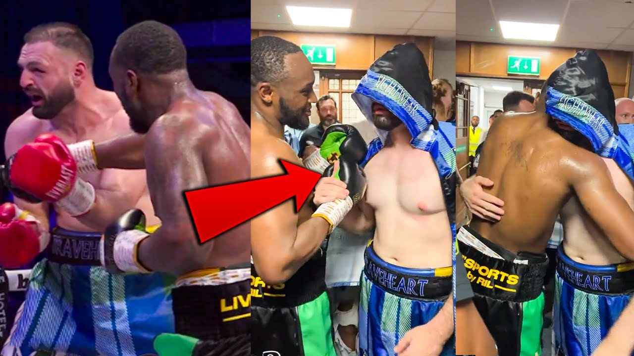 Viddal Riley shows respect to Anees Taj after KNOCKOUT - YouTube