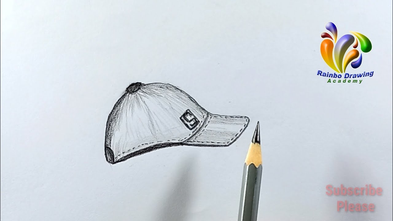 How to Draw Cap 🎩 || টুপি আঁকার সহজ উপায় 👒 || Cap Drawing tutorial 🎓 ...
