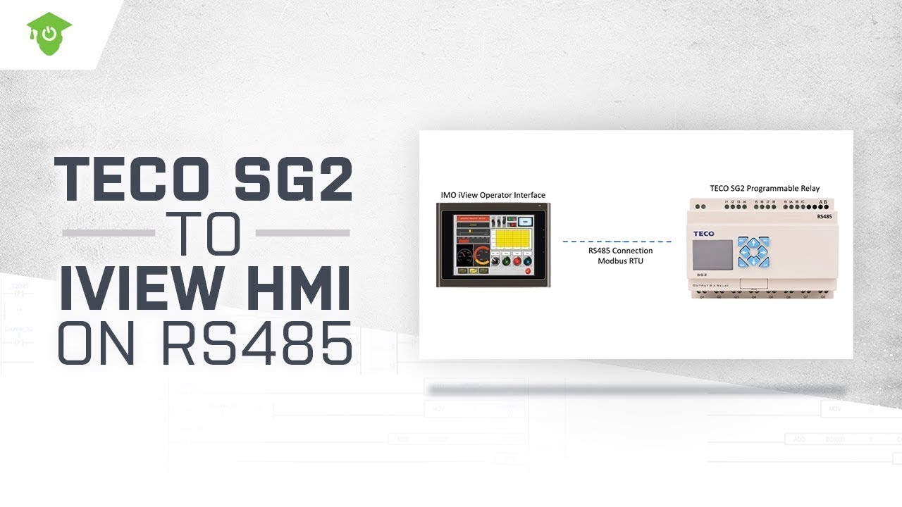 TECO SG2 to iVIEW HMI on Modbus RTU - YouTube