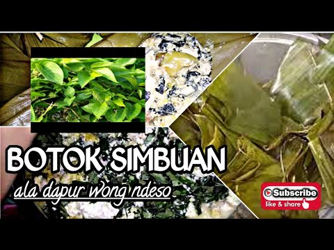 Resep botok daun sembukan /simbuan mudah banget ala dapur wong ndeso ...