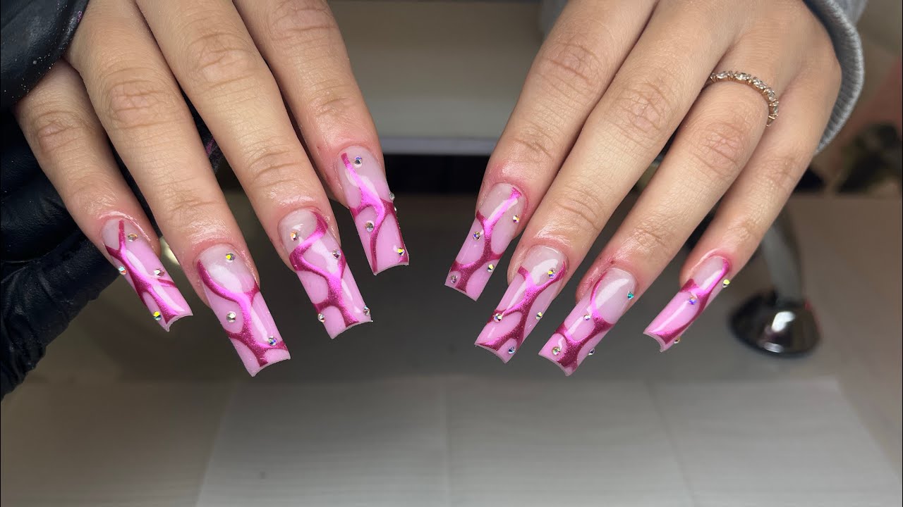 How to apply chrome effect | Acrylic Nails for Beginners | Uñas ...
