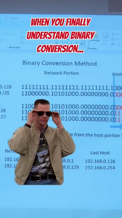 When you finally understand binary conversion... Lol #ccna #binary #networking - YouTube