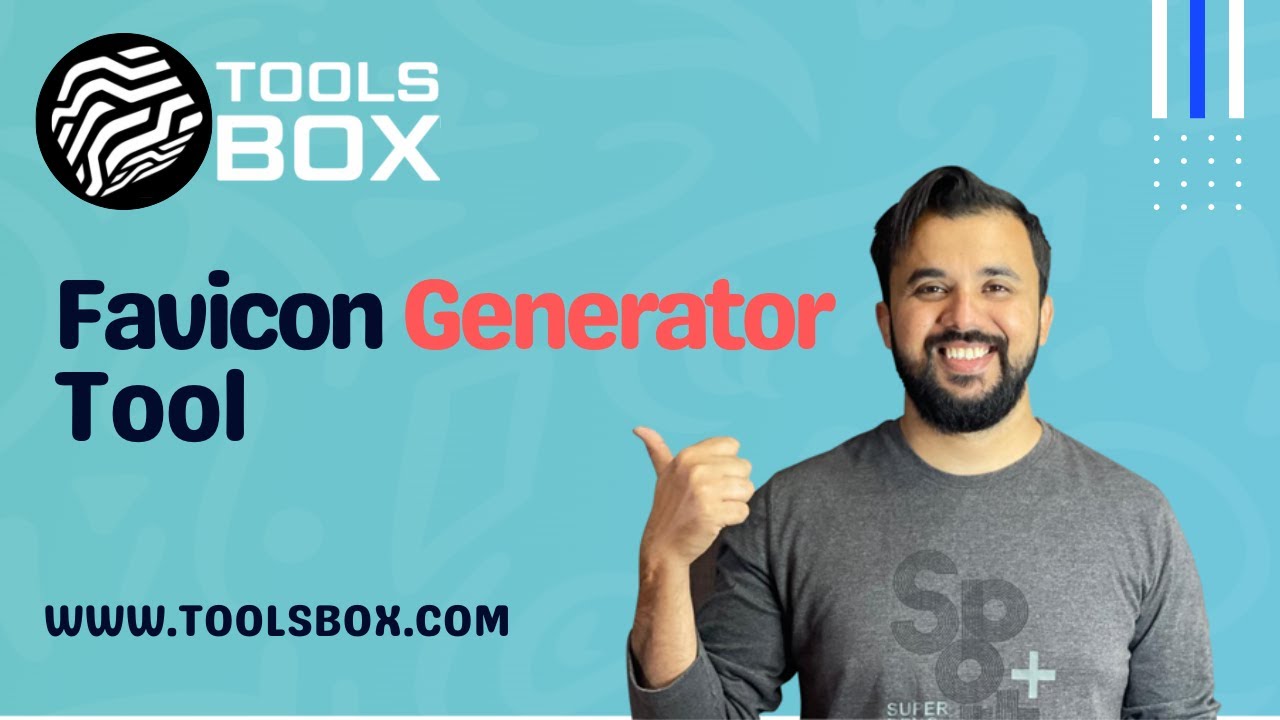 How to Use Favicon Generator Tool | WWW.TOOLSBOX.COM - YouTube