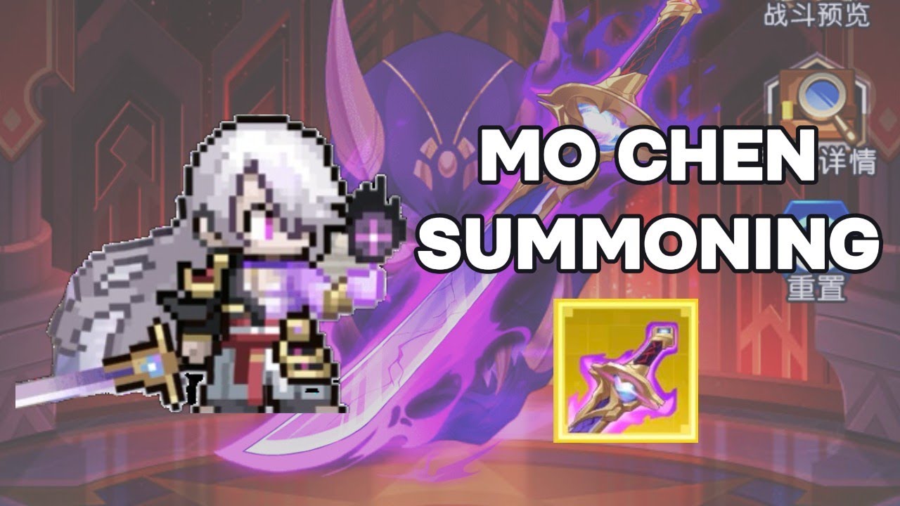 Pixel Heroes | mo chen summoning + how enlightened heroes' soul skill ...