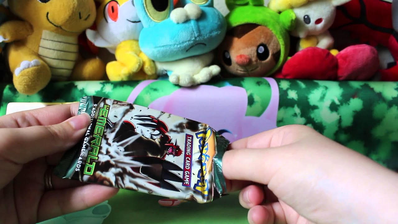 EX Emerald Booster Box - Packs 34-36 - YouTube