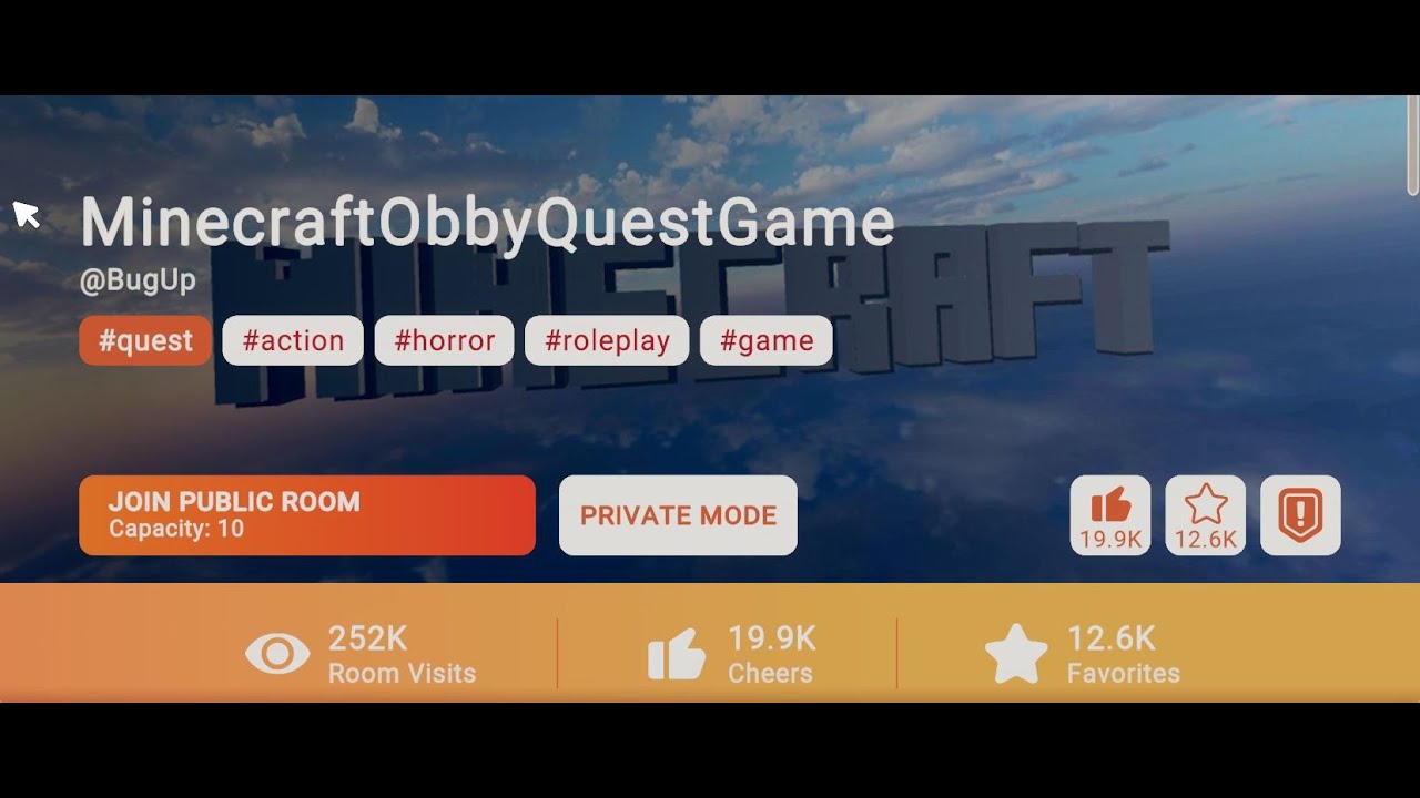 Minecraft Parkour - Game Play - Rec Room - YouTube