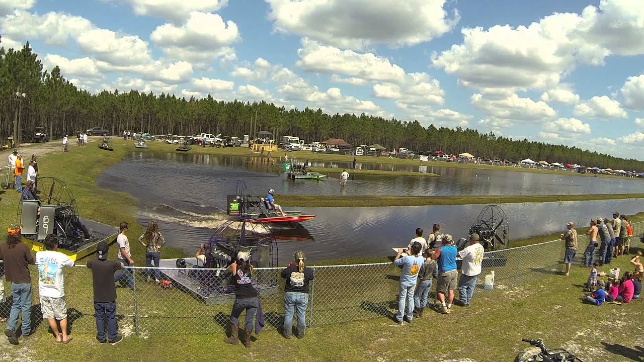 Hog Waller Airboat Racing March 15th - YouTube