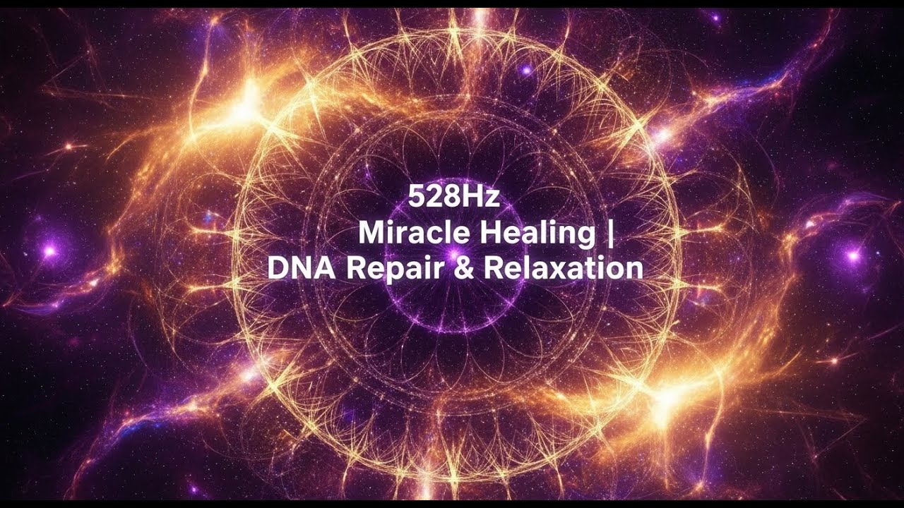 432Hz + 528Hz + 963Hz Miracle Healing Frequencies | DNA Repair & Sleep ...