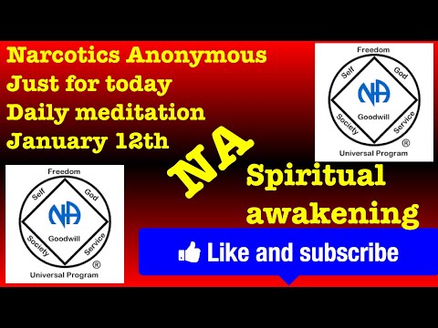 Narcotics Anonymous just for today daily meditation, January 12th ...